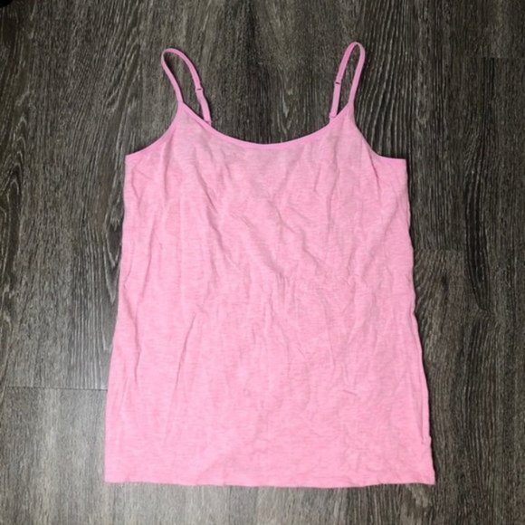 Tops | Pink Basic Tank Top Felina Lingerie | Poshmark
